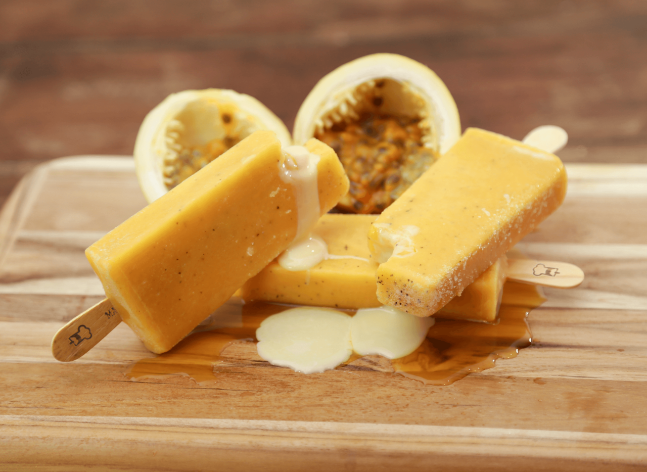 Passion Fruit filled with Condensed Milk | Master Paletas